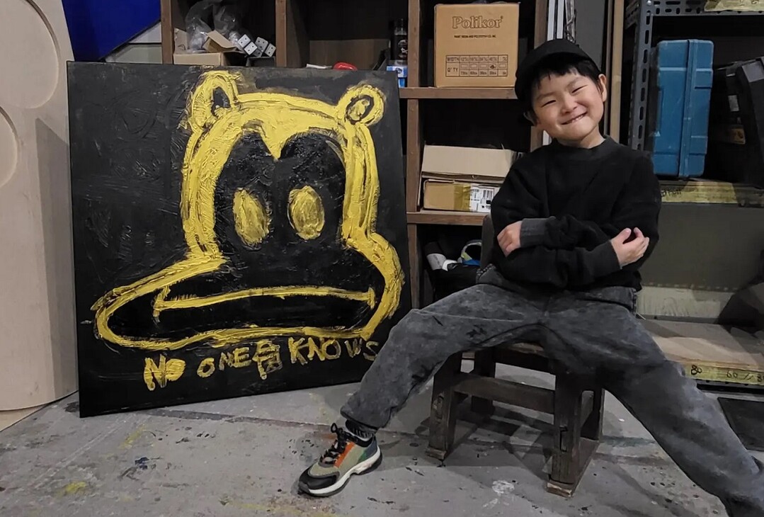 ‘Mog Story’ told by 7-year-old artist ‘Neptune’